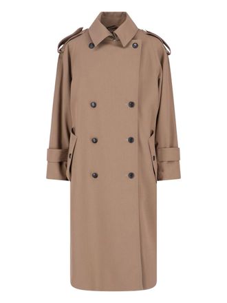 Max Mara Trenchcoat Aus Schurwolle