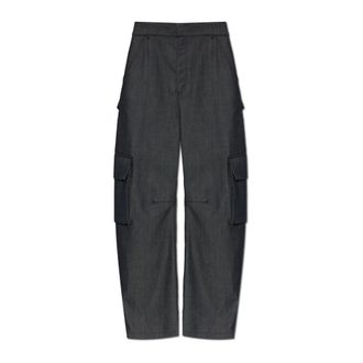 Balenciaga Wollhose - - Trousers - Damen - Grau - S