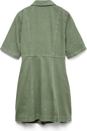 Vero Moda Jeanskleid VMDAISY 2/4 SHORT DENIM DRESS NOOS Baumwolle