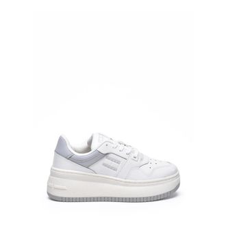 Tommy Jeans Retro Basket Flatform Patent - - Shoes - Damen - Wei&szlig; - 36 EU