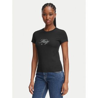 HUGO BOSS T-Shirt 90s Tee_B_2 50575967 Schwarz Slim Fit