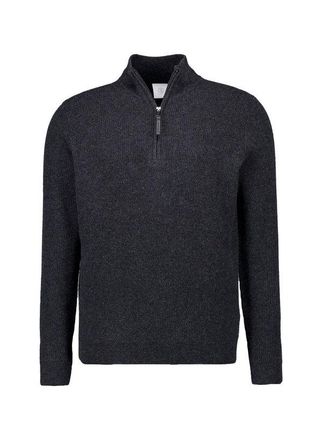 Bogner Herren Troyer grau unifarben