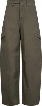 Co'Couture Femme, Pantalons, Vert, Taille: 40 FR Wide Pantalons