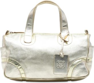 Loewe Crossbody Bags - Metallic Leather Handbag - Gr. unisize - in Gold - für Damen