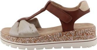 Tom Tailor Damen 2690050005 Sandale mit Absatz Gold 37 EU
