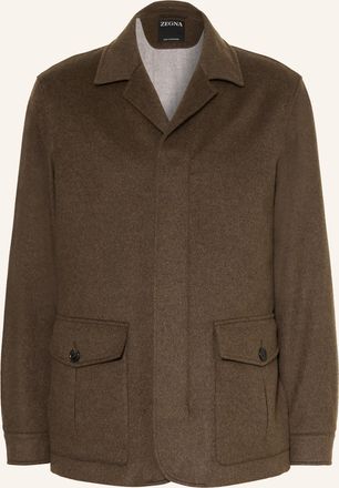 Ermenegildo Zegna Zegna Overjacket Aus Cashmere gruen