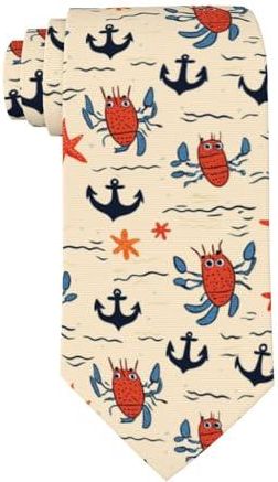 Generic Écrevisses Joueuses Cravate Décontractée Cravates Doux Cravatte Pour Femmes Formelle Célébrations