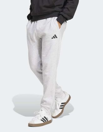 adidas adidas Performance - Essentials Feelcozy - Fleece-Hose in hellem Heidegrau/ Schwarz