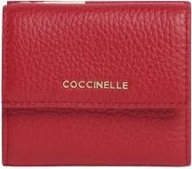 Coccinelle Metallic Soft Wallet - - Accessories - Damen - Rot - ONE SIZE