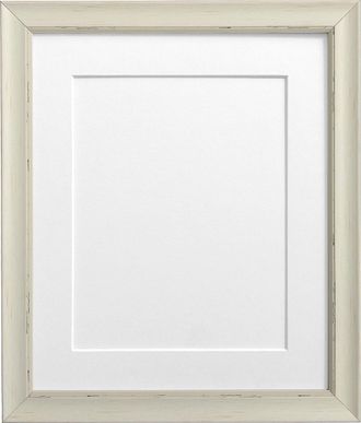 Frames by Post Frames By Post Nordic Pale Grau Bilderrahmen mit weißem Passepartout, grau, A3; Bildgröße: A4