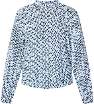 Zero Klassische Bluse Damen mit grafischem Print