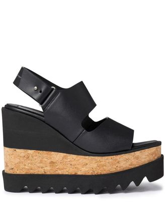 Stella McCartney Sneak-Elyse Sandalen - Schwarz