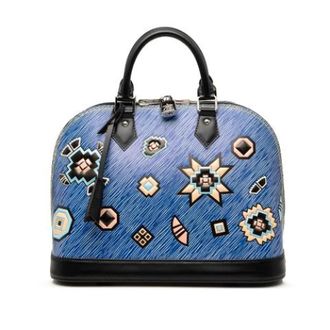 Louis Vuitton Pre-owned Denim Aztec Alma PM - - Pre-owned - Damen - Blau - ONE SIZE