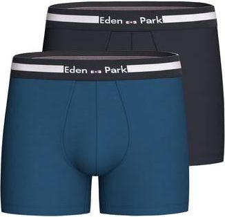 Eden Park Lot de 2 boxers en jersey de coton stretch