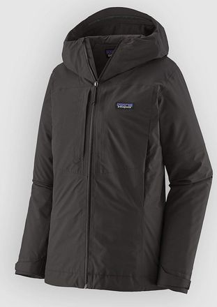 Patagonia Insulated Boulder Fork Rain Jacke black