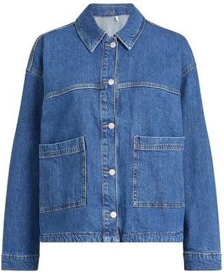 Vila Veste droite Vijaf en coton m&eacute;lang&eacute;