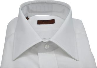 Barba Homme, Chemises, Blanc, Taille: 2XL Formal Shirt