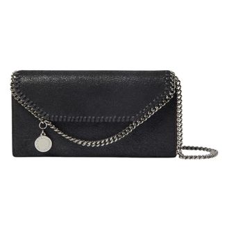 Stella McCartney Falabella Continental Wallet mit Kette - - Bags - Damen - Schwarzk - ONE SIZE