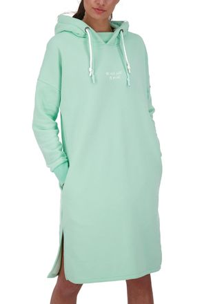 Alife And Kickin Damen HelenaAK Sweatdress Damenkleid Freizeitkleid Sweatkleid Kleid, Aqua, XS