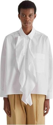 Meimeij Femme, Blouses et Chemises, Blanc, Taille: 42 FR M6Pa19791 Chemise