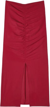 Patrizia Pepe Femme, Jupes, Rouge, Taille: 40 FR Jupe Crayon Midi