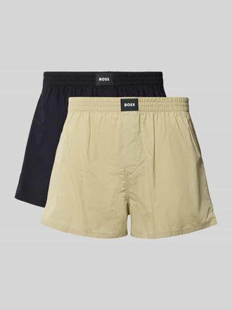HUGO BOSS Boxershorts aus reiner Baumwolle Modell 2P BOXER S. CW PEACH
