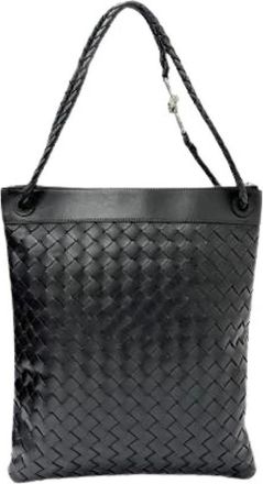 Bottega Veneta Pre-owned Andiamo Flat Messenger Bag - Femme - Pre-owned - Noir - Taille: ONE Size