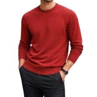 Gran Sasso Homme, Pulls, Rouge, Taille: 2XL Pull Ras du Cou