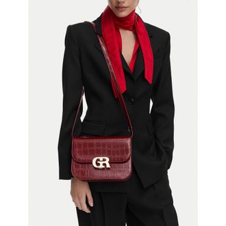Gino Rossi Handtasche GINO ROSSI EO-LINA-KQ44-CROCCO Dunkelrot