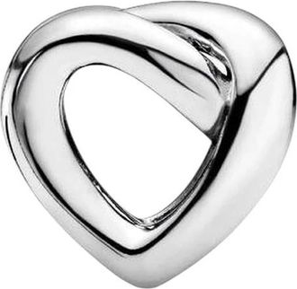 Pandora Geknoteter Herz-Anh&auml;nger - - Accessories - Damen - Grau - ONE SIZE