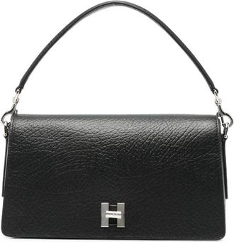 Hogan Logo-plaque Grained Leather Tote Bag
