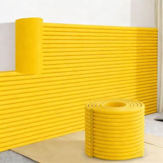 Generic Wandpaneele Gepolstert - Wandkissen Selbstklebend - Wandpolster, Anti-Kollision-Wandpolsterung, 1 cm Dickes Wandverkleidung Bett f&uuml;r Fitnessstudio Sch