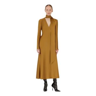Galvan Damen, Kleider, Beige, MGr&ouml;&szlig;e