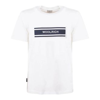 Woolrich T-Shirt - - Tops - Herren - Wei&szlig; - S