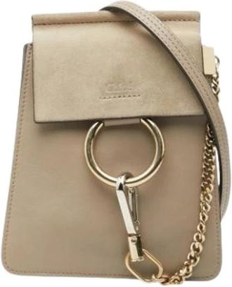 Chlo&eacute; Pre-owned Suede Shoulder Bag - - Pre-owned - Damen - Beige - ONE SIZE