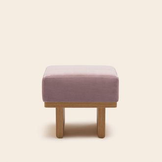 Madura Tabouret Anca Dalila nacre rose - ROSE