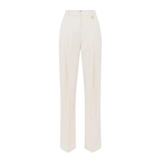 Elisabetta Franchi Weite Hosen - - Trousers - Damen - Gelb - M