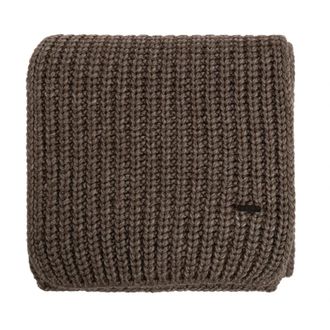 Dsquared2 Wollschal mit eingen&auml;htem Logo - - Accessories - Herren - Braun - ONE SIZE
