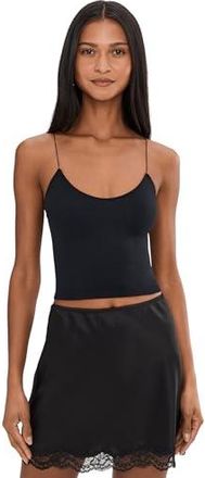 Free People Caraco Court sans Couture &agrave; Bretelles pour Femme, Noir, XS/S