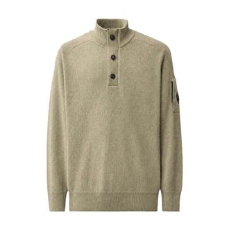 C.P. Company C.p. Company - Pull &agrave; col roul&eacute; - Homme - Pulls - Beige - Taille: XL
