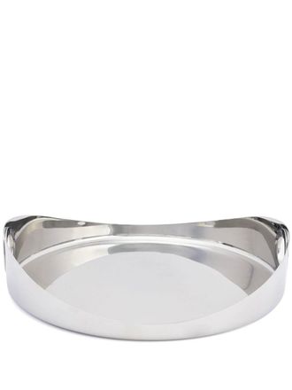 Christofle Oh de Christofle Tablett aus Edelstahl - Silber