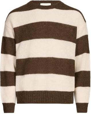 Closed gestreiftes Ziehen in Mesh - braun