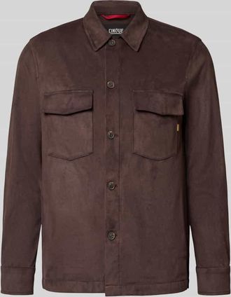 Cinque Regular Fit Hemdjacke mit Brusttaschen Modell MULTI