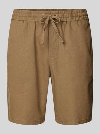 Only & Sons Regular Fit Shorts aus Baumwoll-Leinen-Mix Modell LINUS