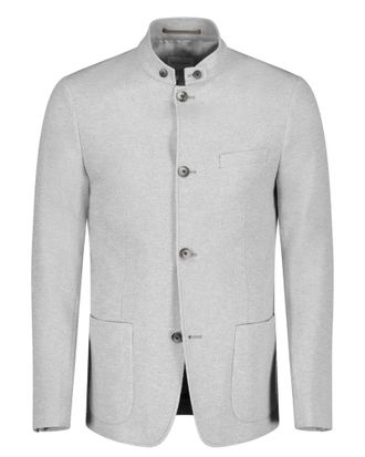 Roy Robson Casual Jersey-Sakko mit Stehkragen und Struktur, Slim Fit in