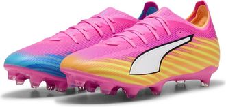 Puma Ultra 5 Match Fu&szlig;ballschuhe mit festem Boden f&uuml;r Herren (Pink)
