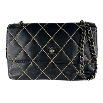 Chanel Pre-owned Sac bandouli&egrave;re vintage - Femme - Pre-owned - Noir - Taille: ONE Size
