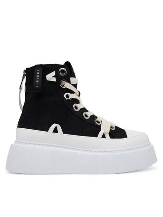 INUIKII Sneakers aus Stoff Matilda Canvas High 30103-025 Schwarz
