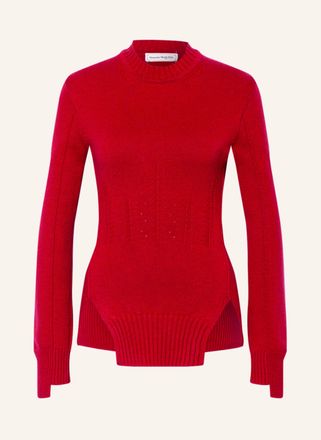 Alexander McQueen Mcqueen Cashmere-Pullover rot