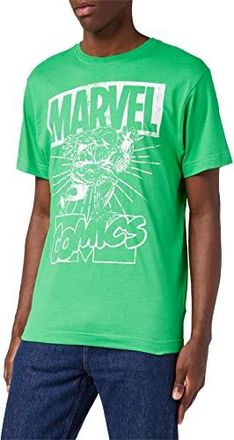 MARVEL RBMTS307- Shirt, Green (Irish Green GRN), (Taille Fabricant: Large) Mens